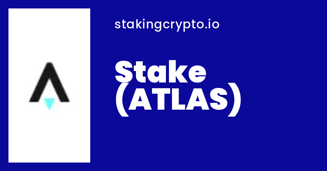 Star Atlas (ATLAS) Staking - StakingCrypto.io