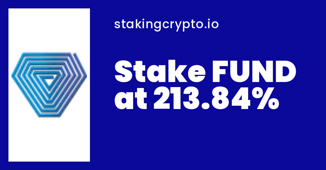 Unification (FUND) Staking at 213.84% - StakingCrypto.io